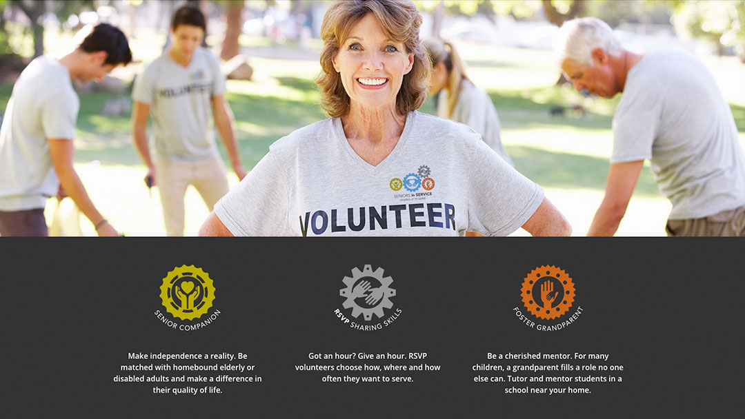 Seniors in Service Website Launches | Allen Harris Design
